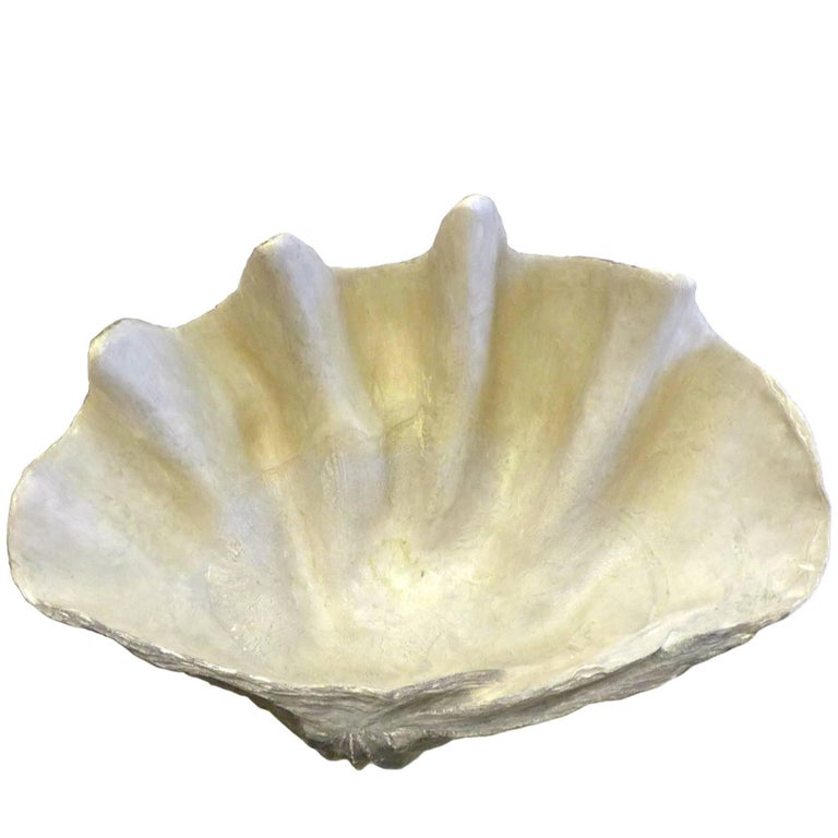 Giant Hand-Painted Fiberglass Clam Shell For Sale at 1stDibs ...