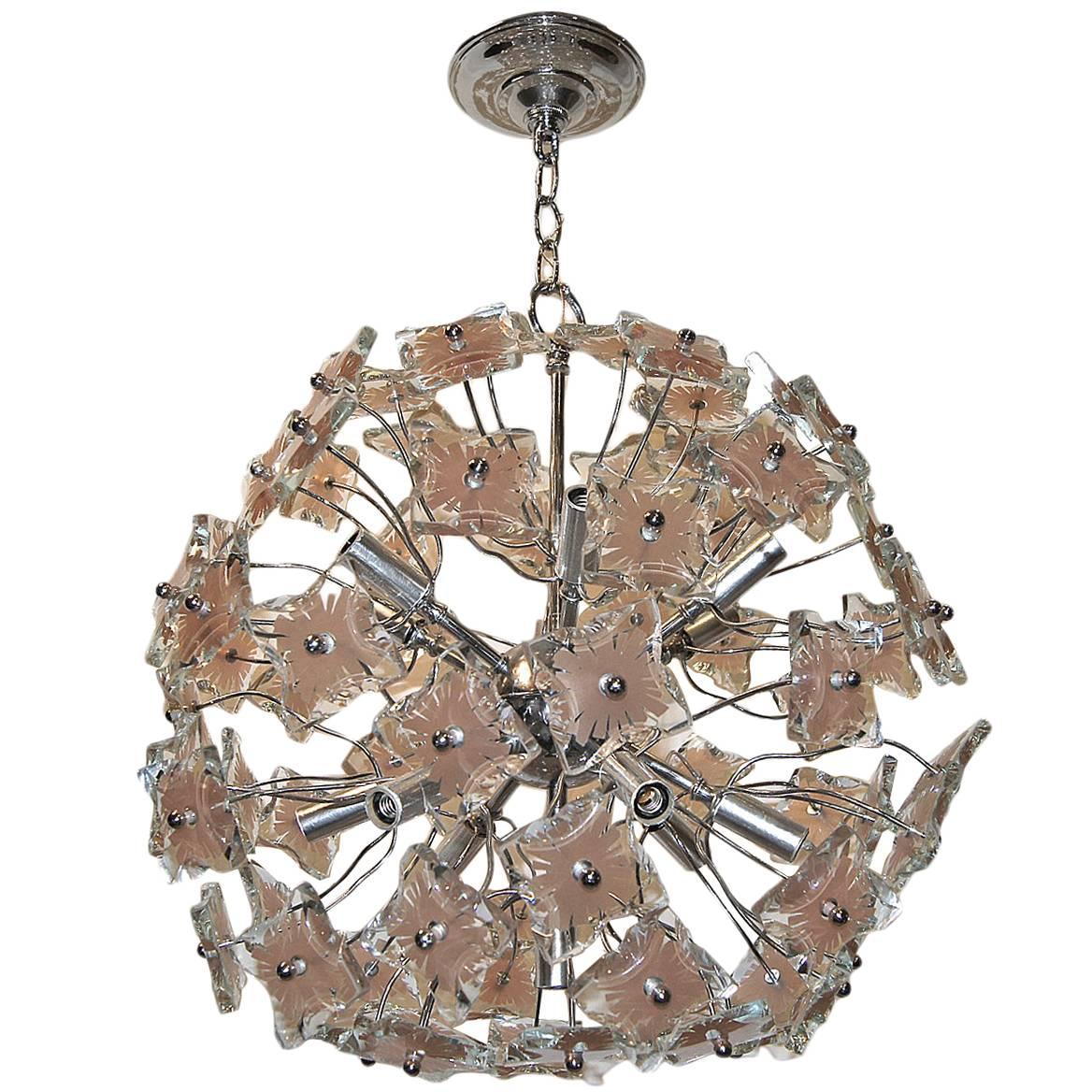 Small Scale Sputnik Chandelier at 1stDibs