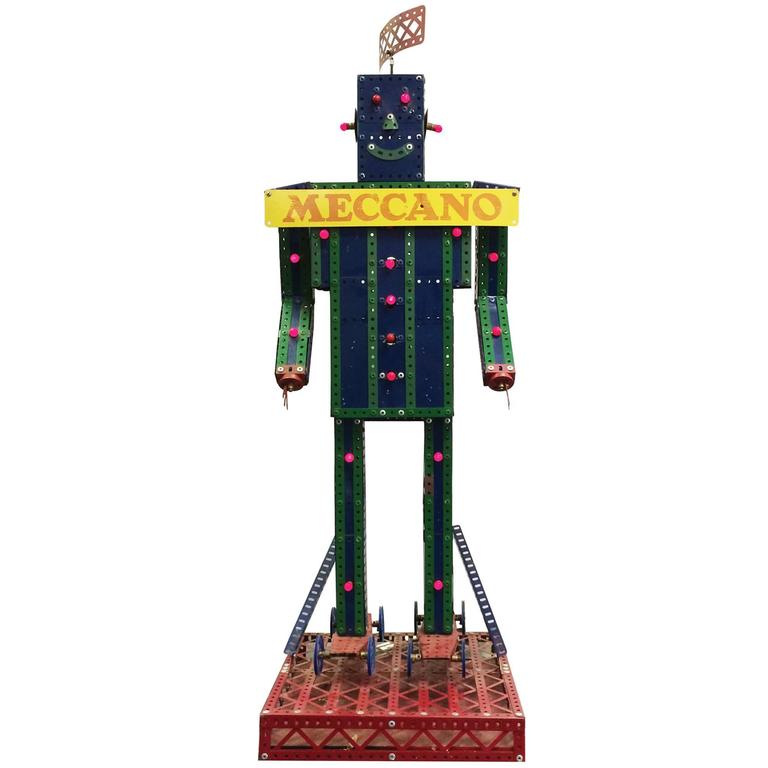 Meccano Robot Store Display Robot At 1stdibs