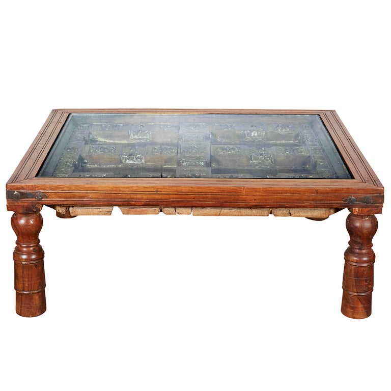 Indian Teak Coffee Table at 1stDibs