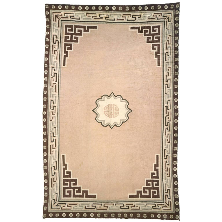 Early 20th Century Mongolian Carpet For Sale at 1stDibs