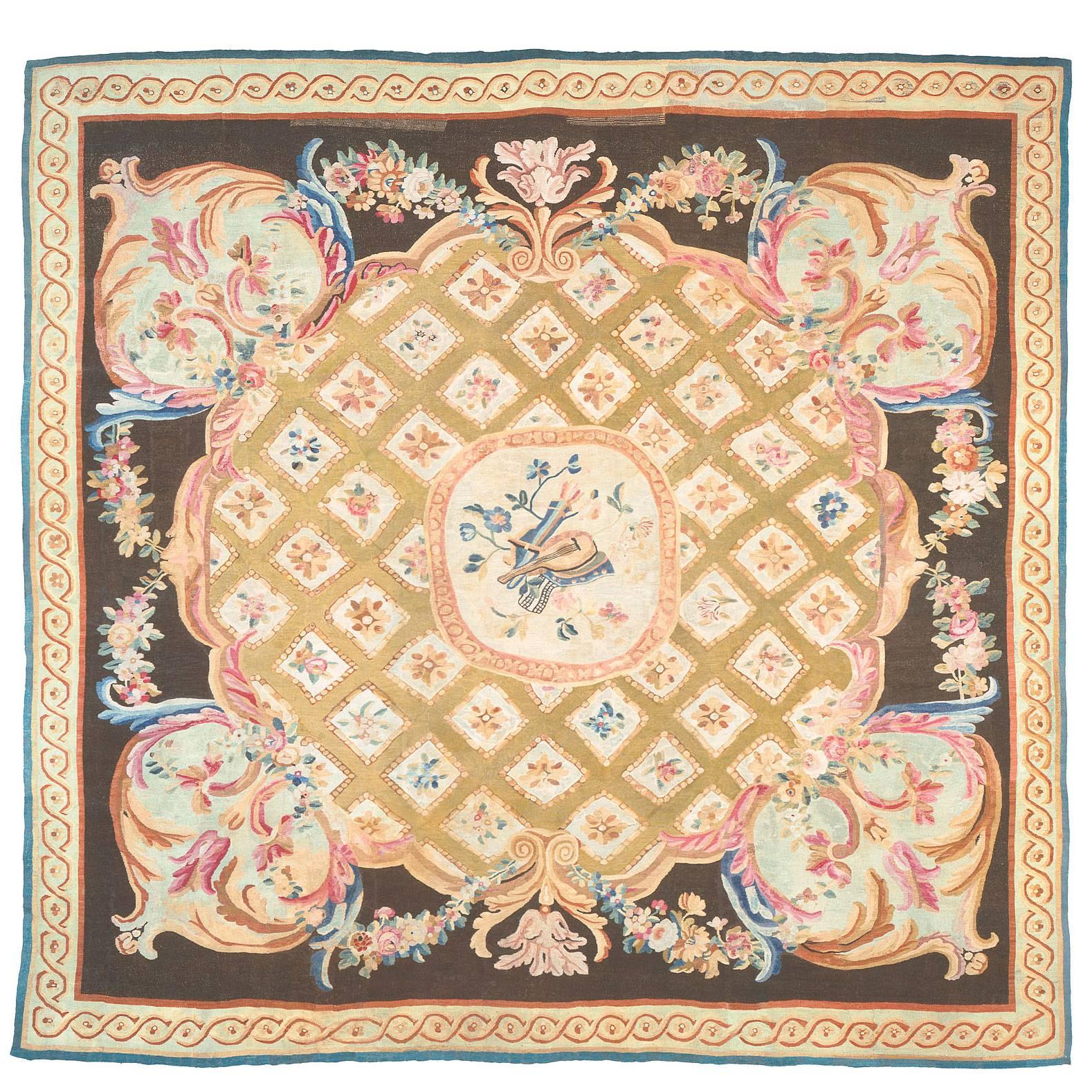 Late 18th Century Aubusson Carpet For Sale at 1stDibs | aubusson teppich