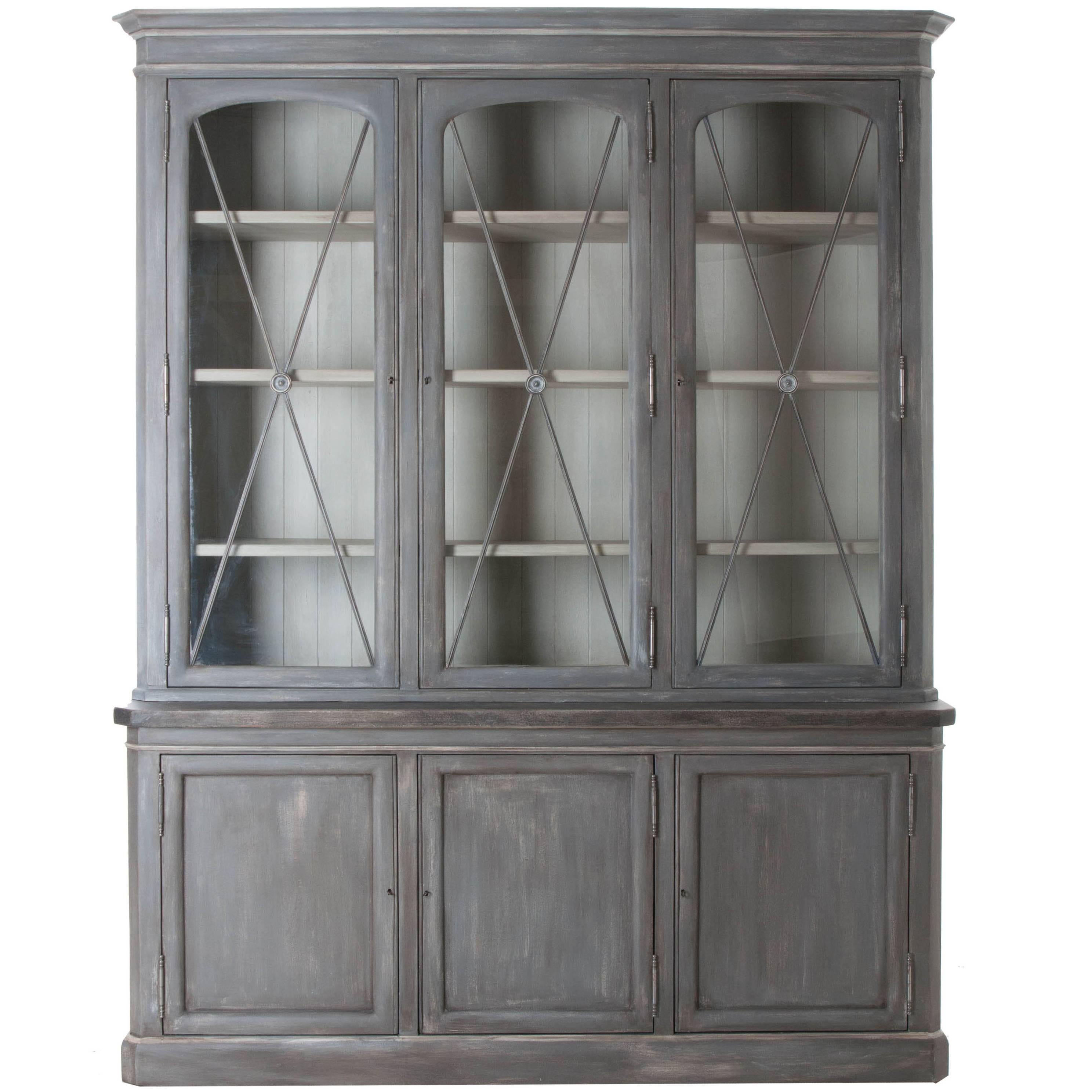 French Six-Door Painted Bibliotheque at 1stDibs