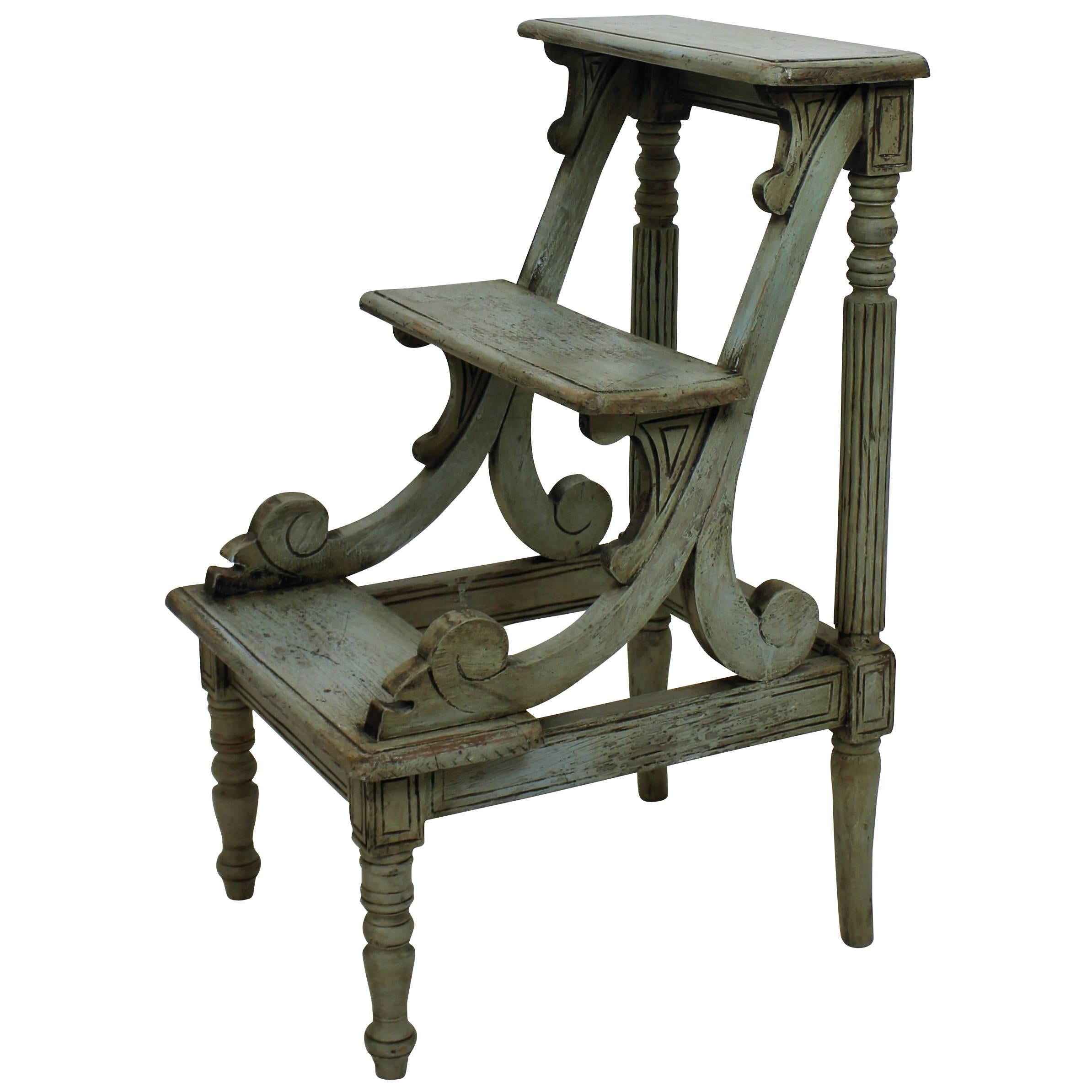 Regency Style Library Steps at 1stDibs