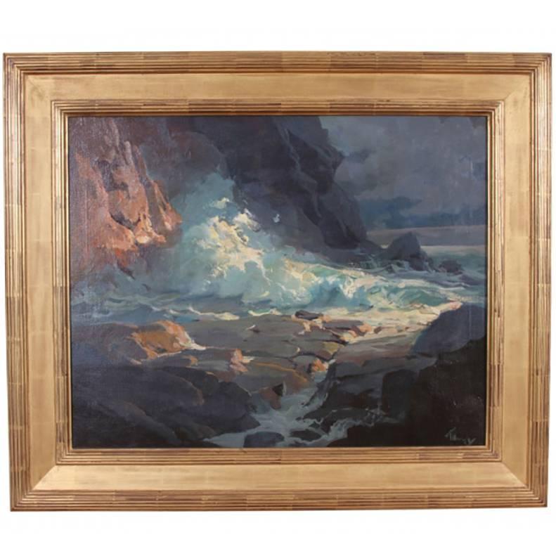 Frederick Judd Waugh, Oil on Canvas, American For Sale at 1stdibs
