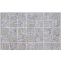 Cross Weave Tufted Rug For Sale at 1stdibs