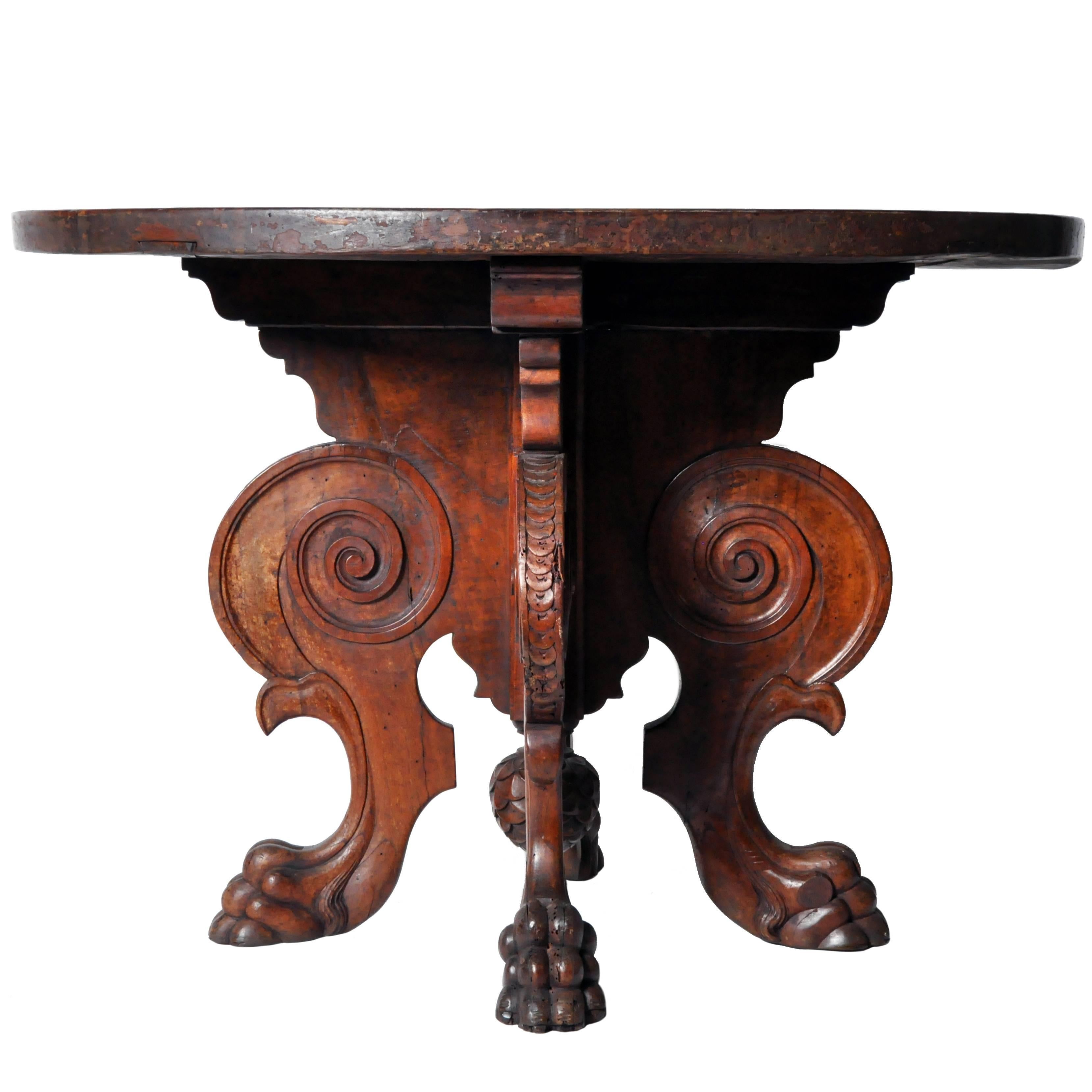 Italian Renaissance Style Center Table at 1stDibs