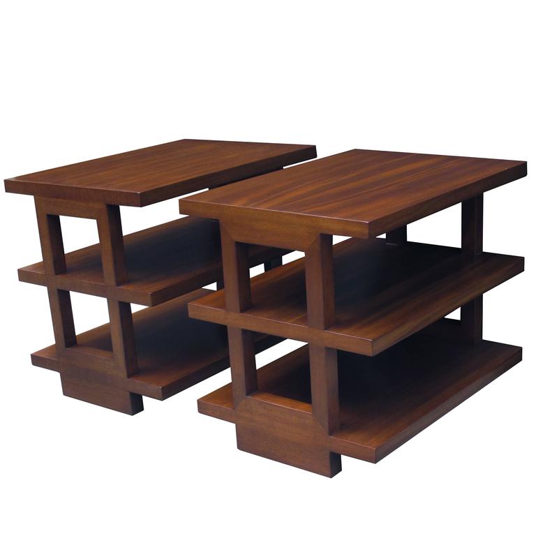 Pair of Dunbar Modernist Tables at 1stDibs