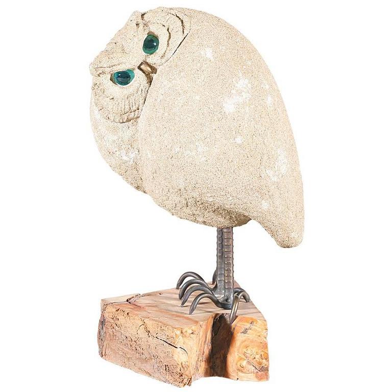 Mid-Century Owl Sculpture by California Artist Lou Rankin at 1stDibs ...