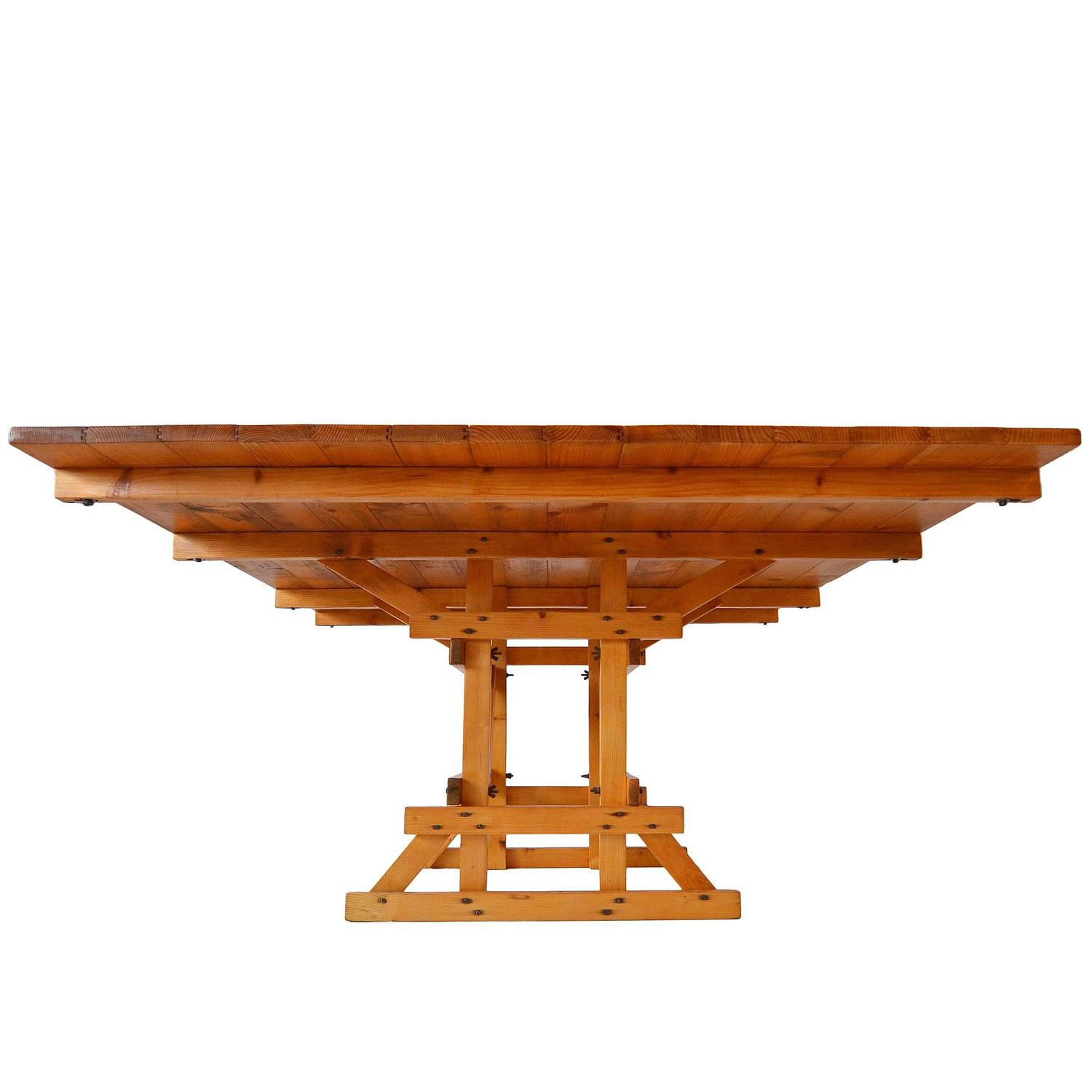 Important Enzo Mari "Autoprogettazione" Table for Simon, 1973 For Sale ...