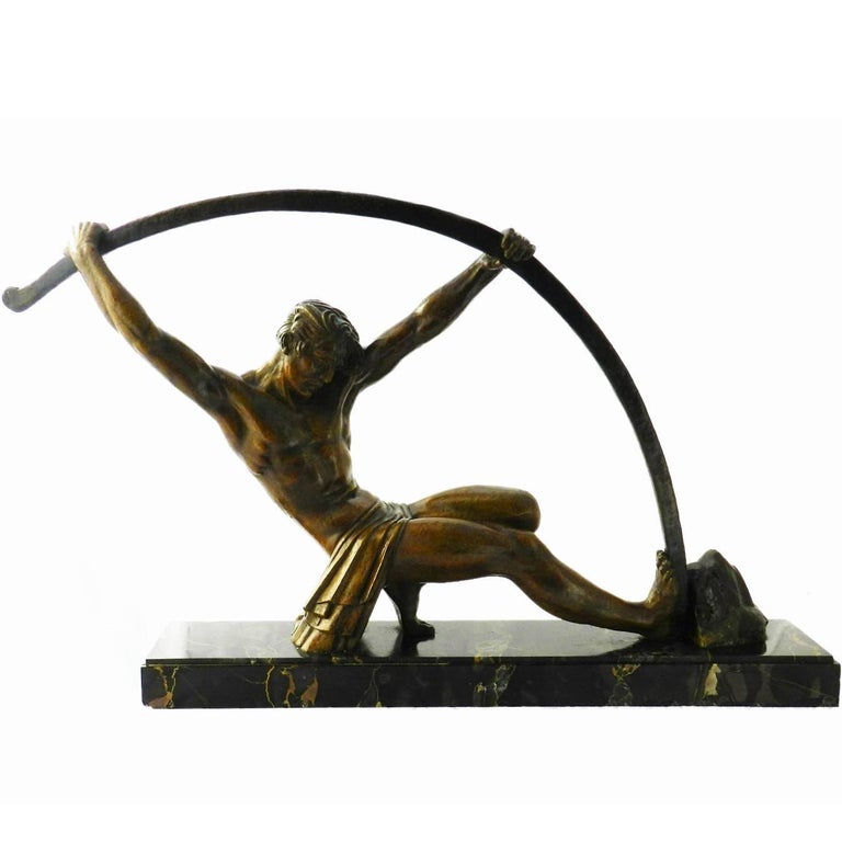 Art Deco L'age Du Bronze Signed D H Chiparus Large-Size Sculpture ...