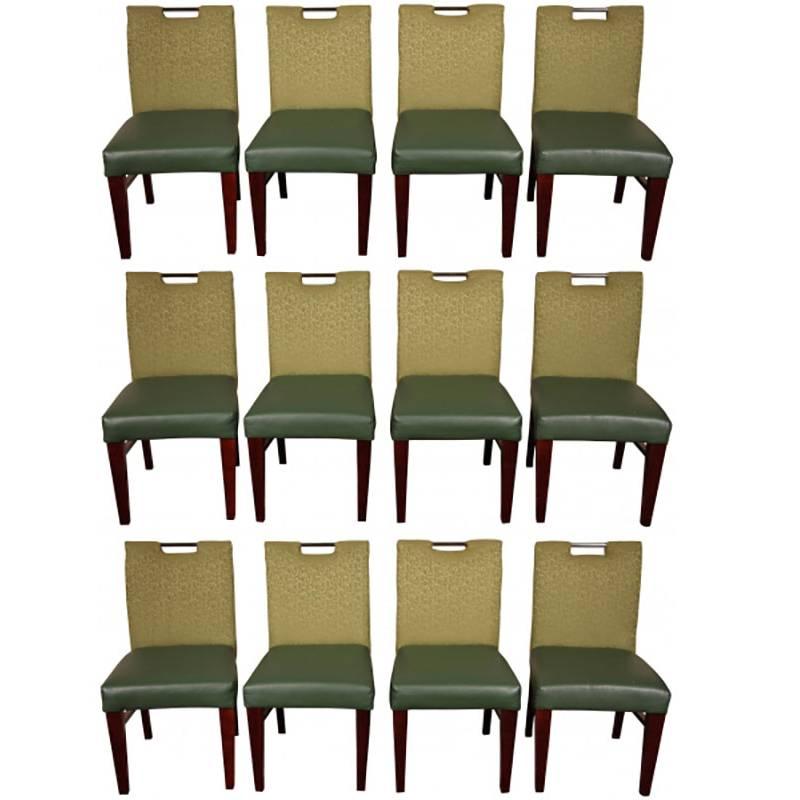 Set of 12 Contemporary Side Chairs at 1stDibs