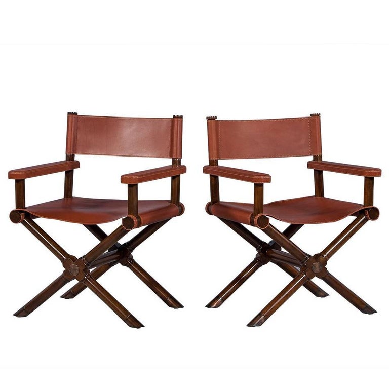 Pair of Modern Directors Chairs Desert For Sale at 1stDibs