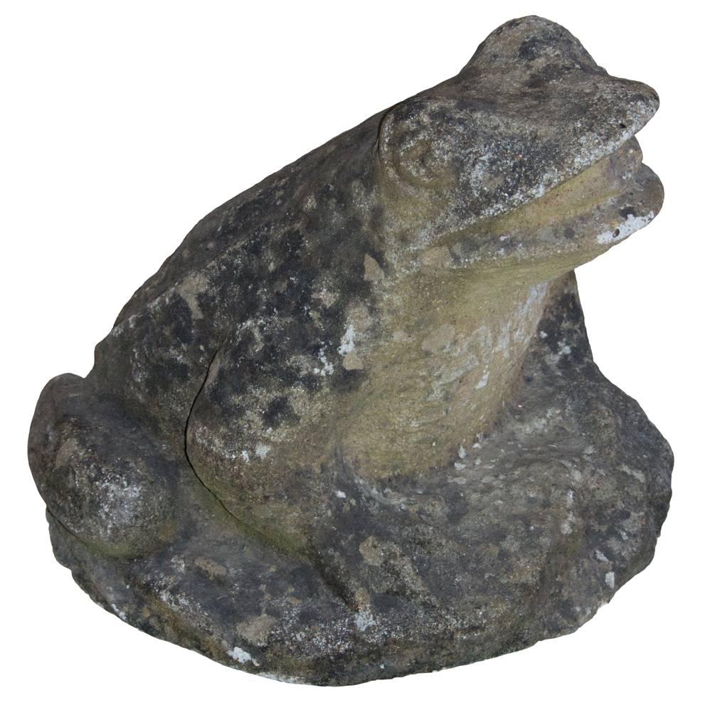 Large Vintage English Stone Toad at 1stDibs