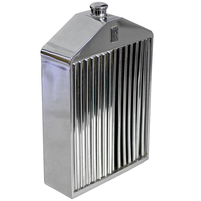 Ruddspeed Ltd Chromium-Plated 'Rolls Royce Radiator' Decanter, circa ...
