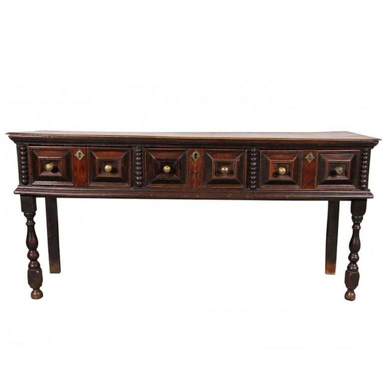 Late Jacobean Oak Welsh Hunt Board at 1stDibs