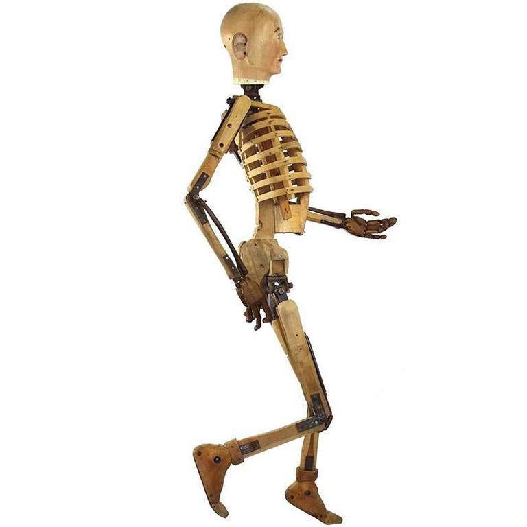 Rare 1800s Articulated Artists Mannequin Lay Figure at 1stDibs ...