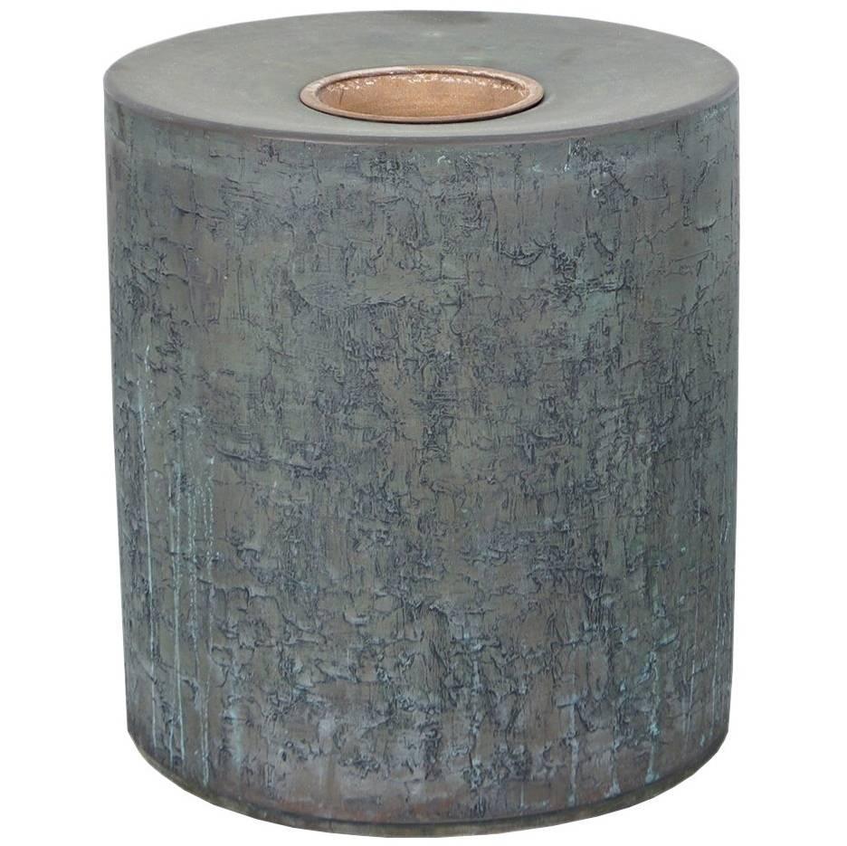 Vintage Bronze Resin Planter by Forms and Surfaces at 1stDibs