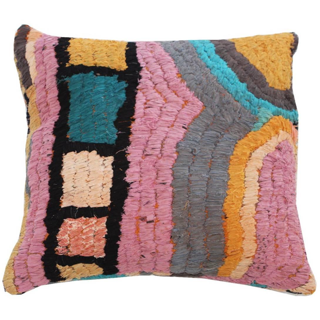 Vintage Textile Floor Pillow at 1stDibs