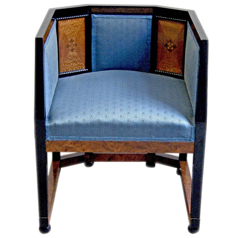 Josef Maria Olbrich Music Room Armchair 2 Darmstadt Germany c.1900 at ...
