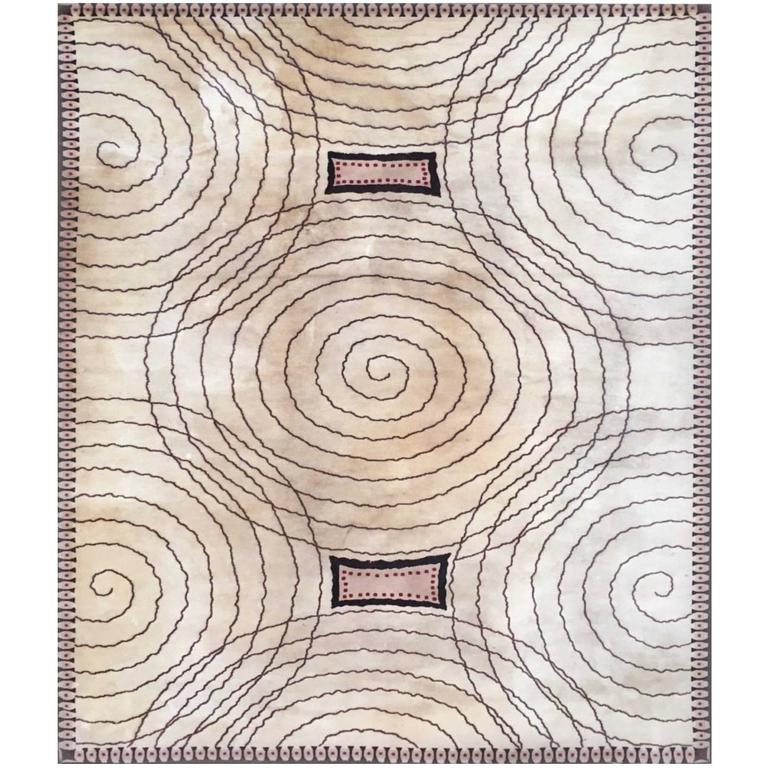 Rug, 20th Century, Art Deco Period by Jacques-Emile Ruhlmann For Sale ...