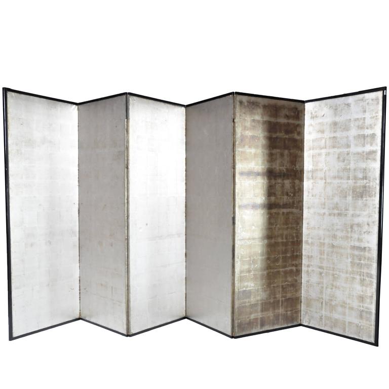 Japanese Silver Screen Panels at 1stDibs | japanese screen panels