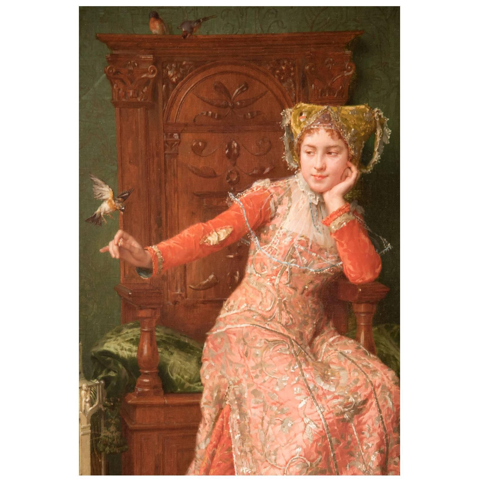 Aussi Libre qu'un Oiseau / Free as a Bird (c. 1880) by Emile Villa at ...
