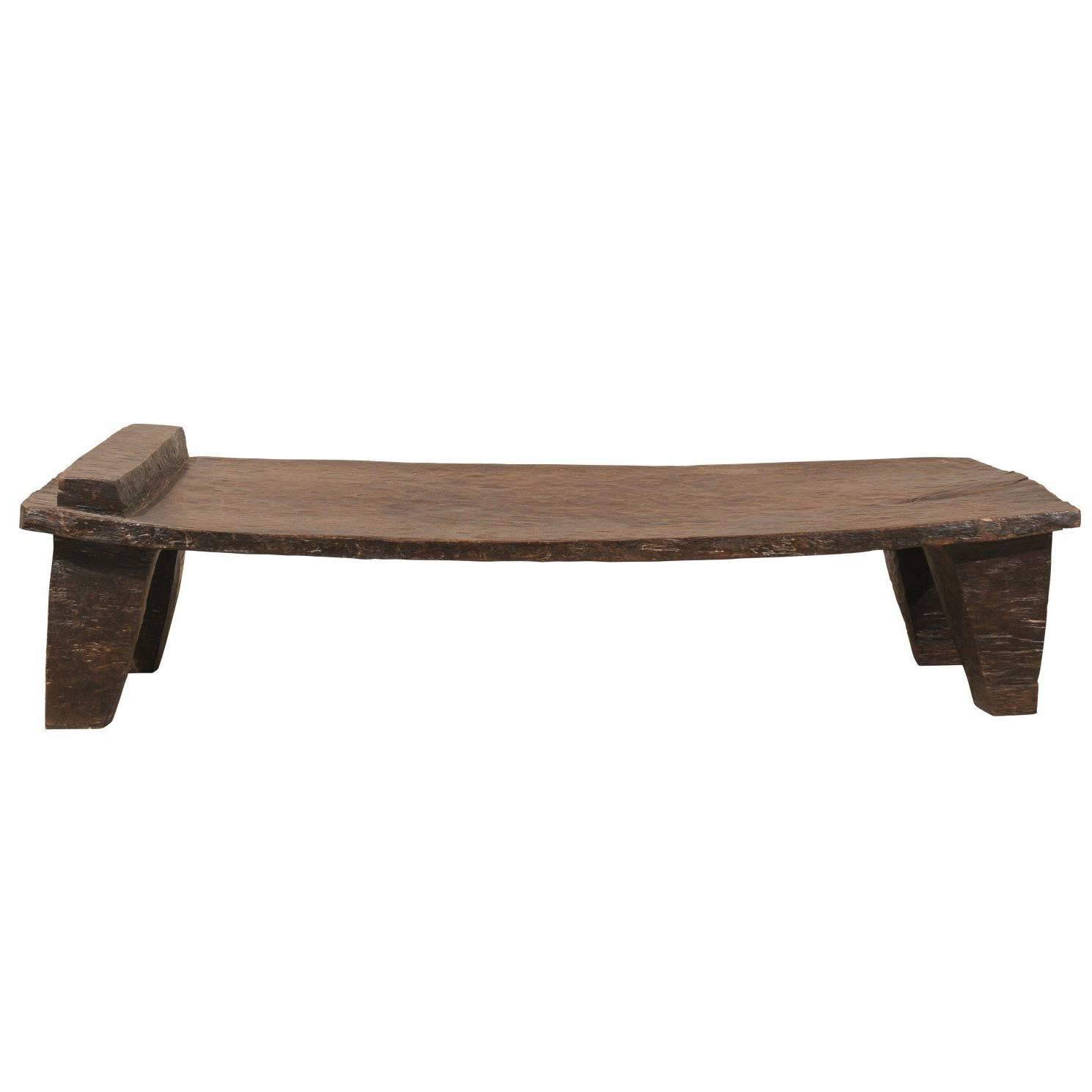 Ethnic / Rustic Primitive Naga Wood Indian Coffee Table from Tribes of ...