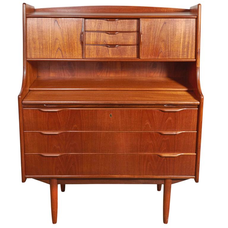 Mid Century Secretary Desk at 1stDibs