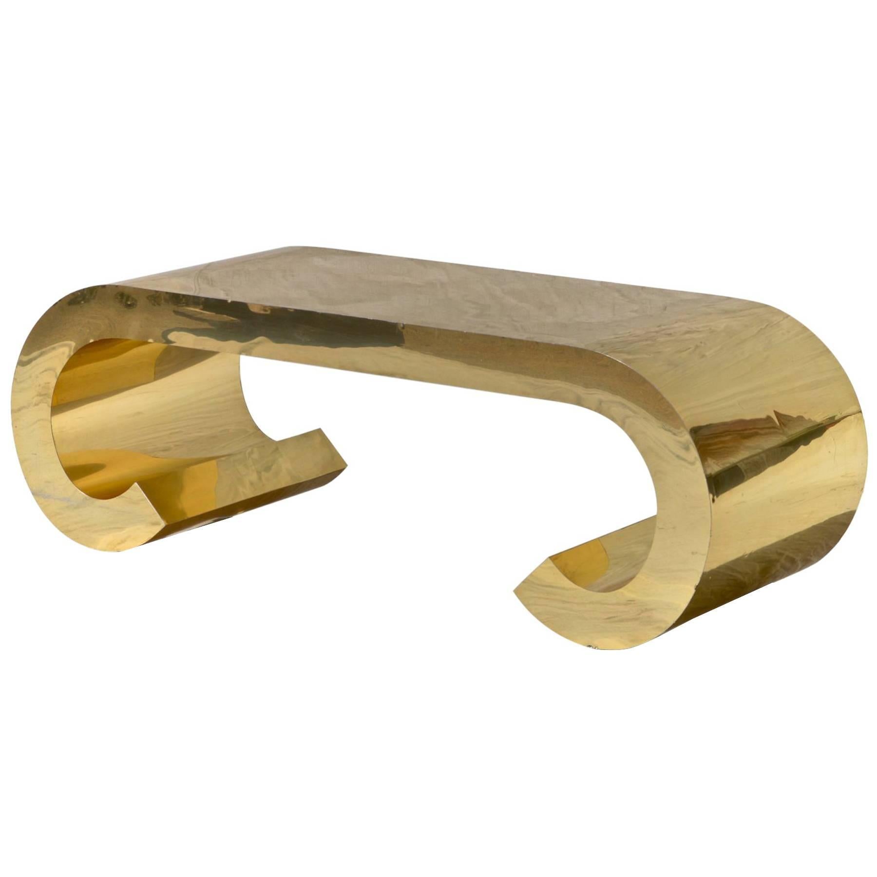 Vintage Scroll Table For Sale at 1stDibs | scroll coffee table