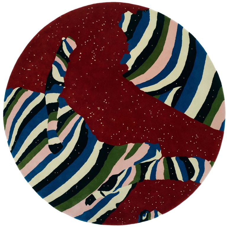 Cosmos Round Rug by Cody Hoyt and kinder MODERN For Sale at 1stDibs ...