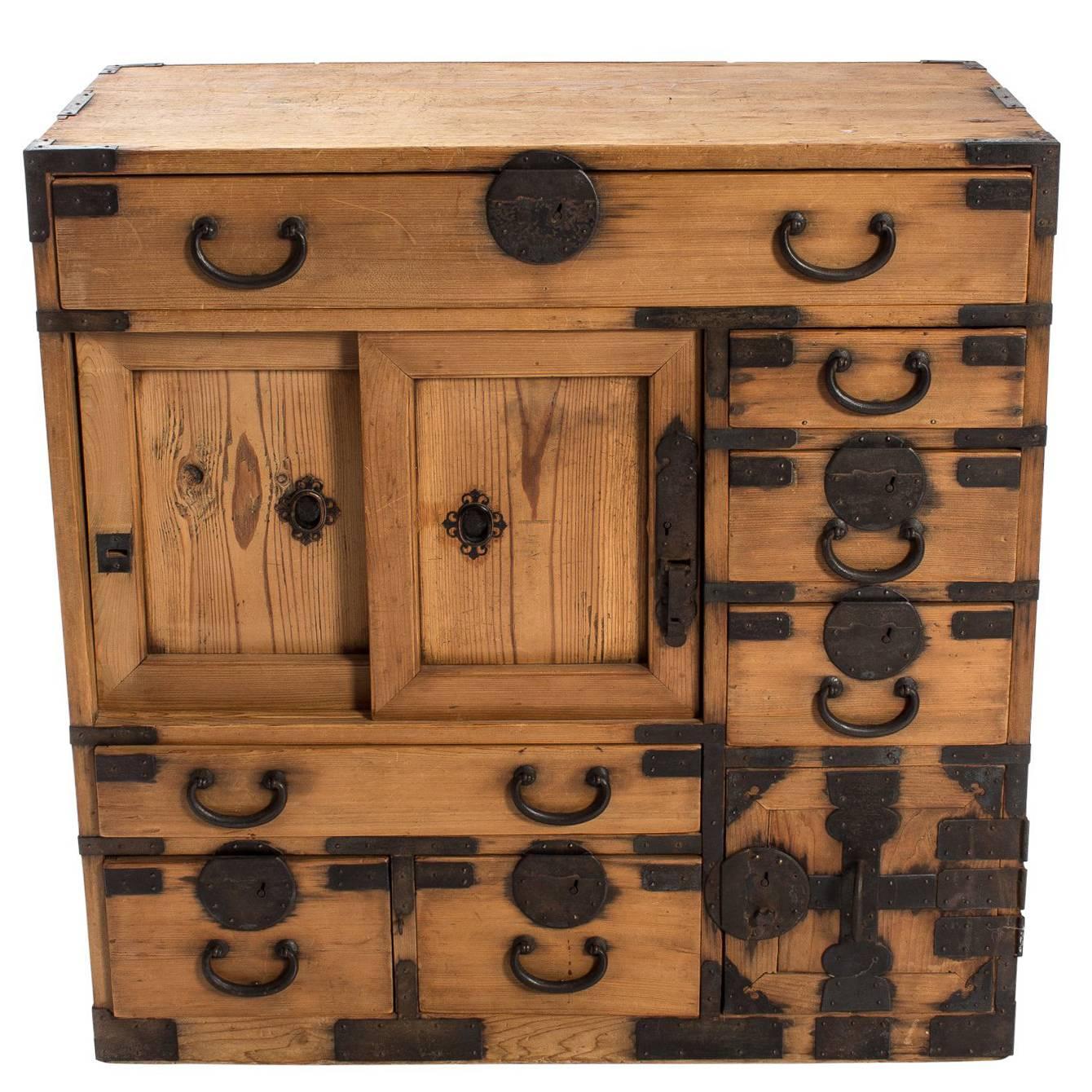 Japanese Choba Dansu Chest at 1stDibs
