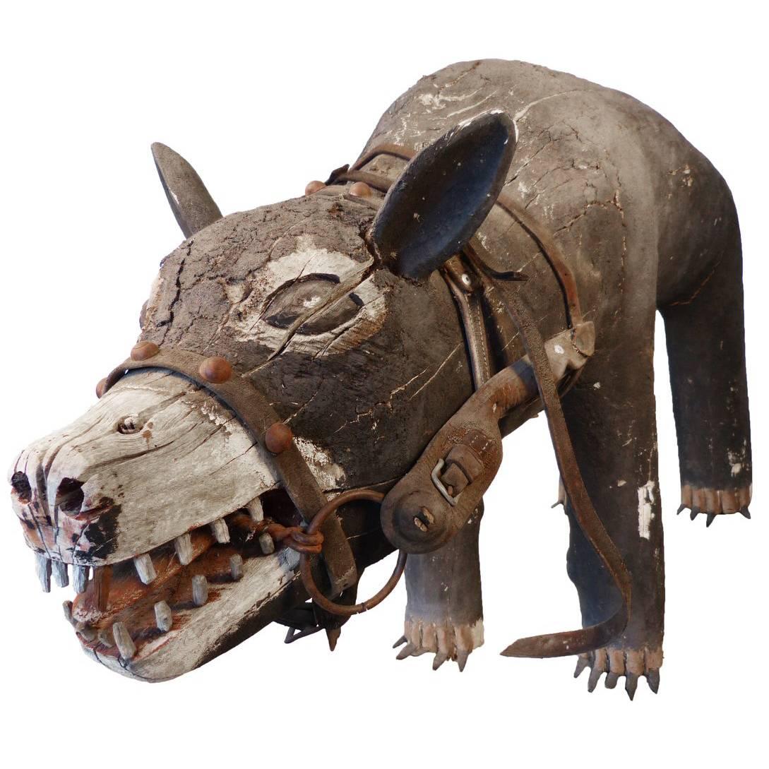 Black Bear by Felipe Archuleta, circa 1986 For Sale at 1stDibs