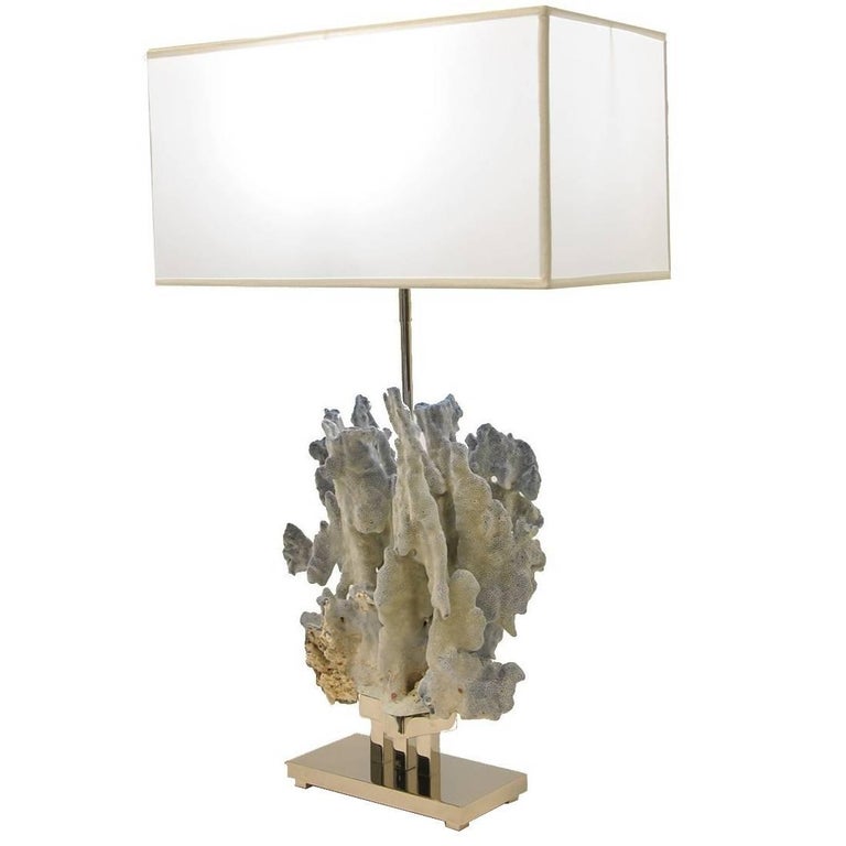 Blue Coral Lamp For Sale at 1stDibs | coral lamps for sale, coral lamp ...