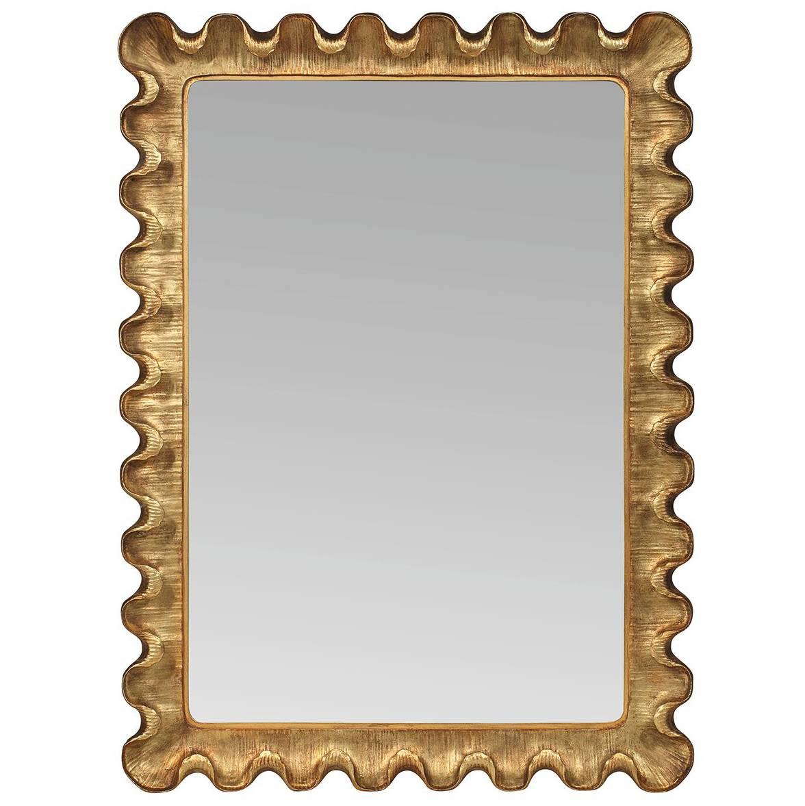 Carvers Guild Gold Scallop Mirror at 1stDibs | carvers guild scalloped ...