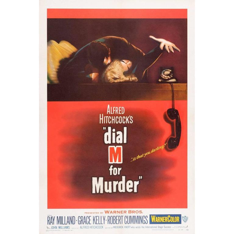 "Dial M For Murder" Film Poster, 1954 For Sale at 1stdibs