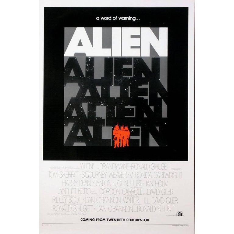 "Alien" Film Poster, 1979 For Sale at 1stDibs | alien poster 1979 ...
