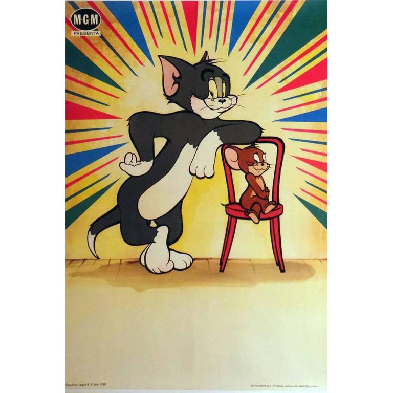 "Tom and Jerry", Poster, 1959 For Sale at 1stdibs