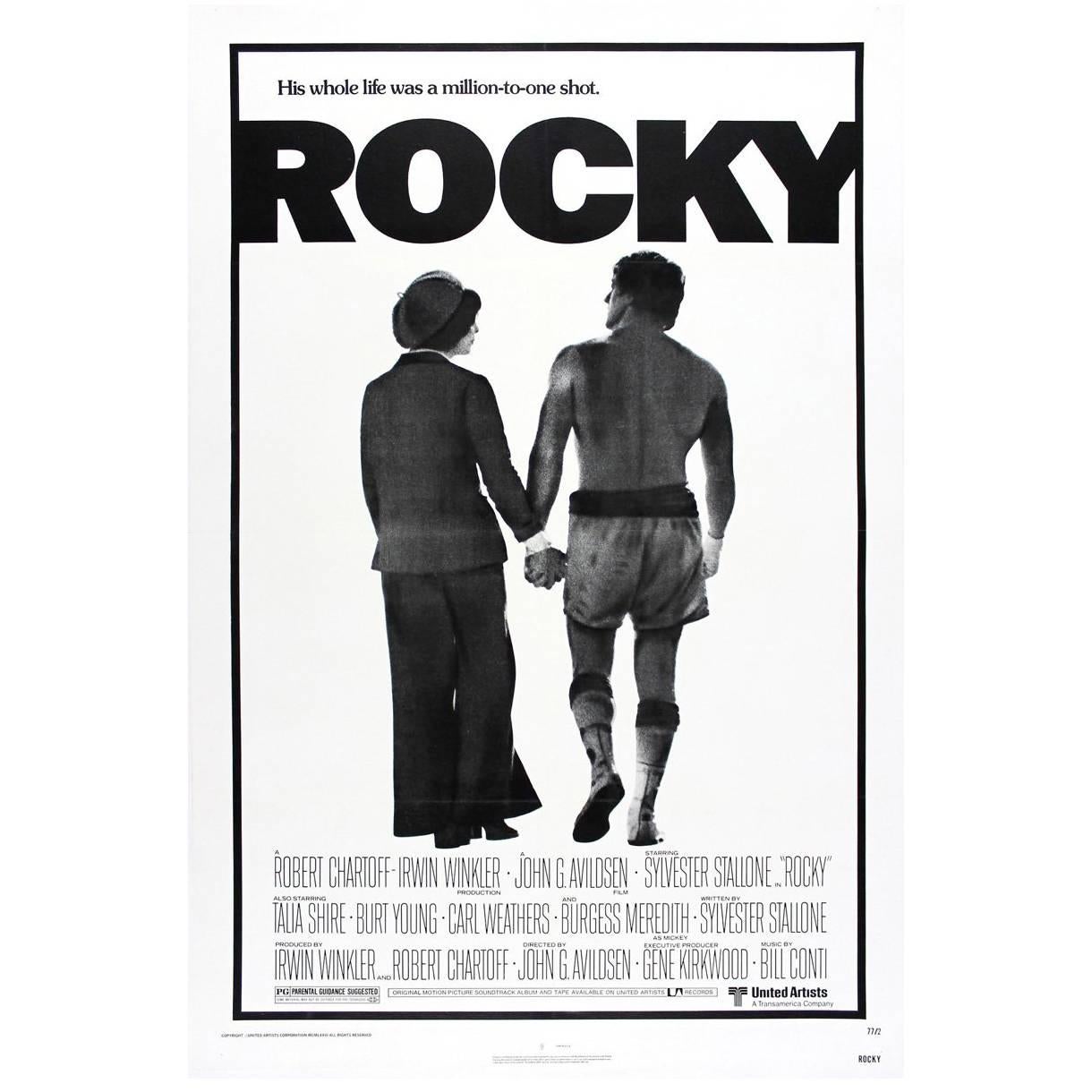 "Rocky" Film Poster, 1976 at 1stDibs