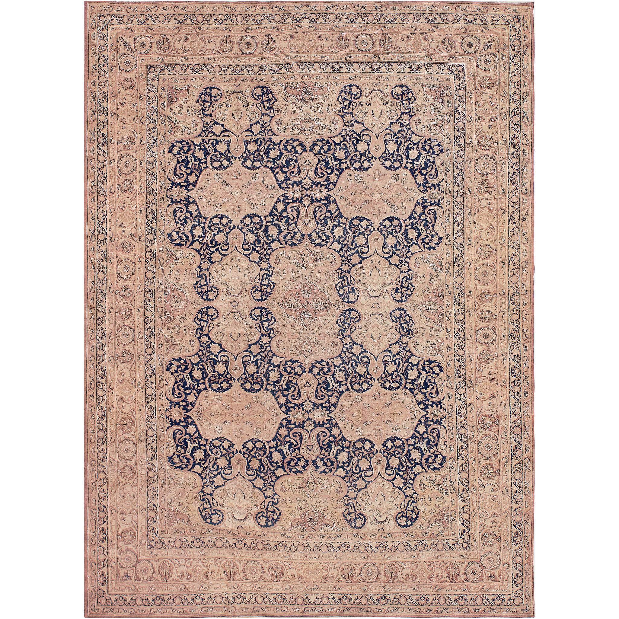 Late 19th Century Kerman Rug from South East Persia For Sale at 1stDibs