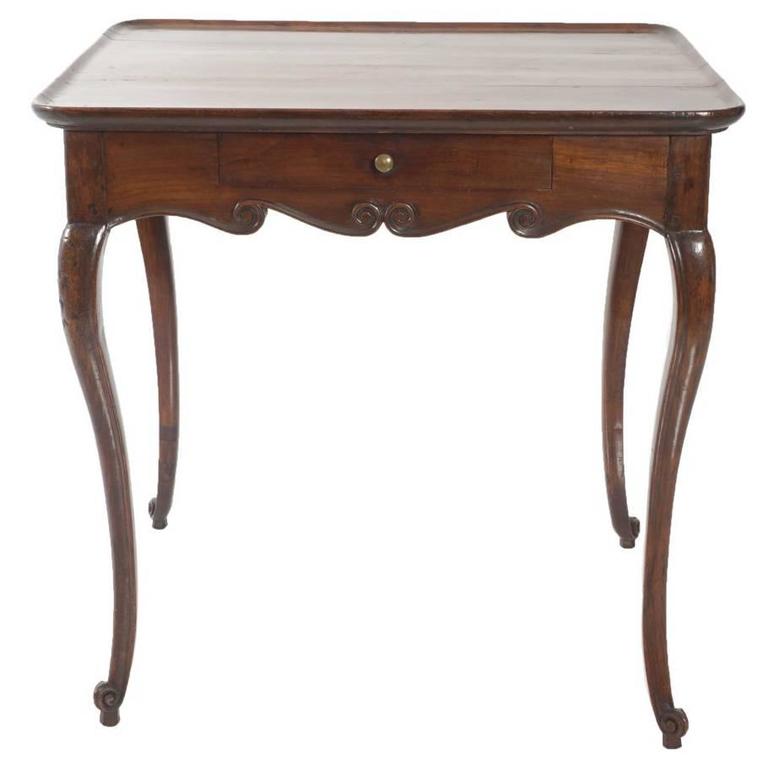 Single Drawer Tea Table at 1stDibs