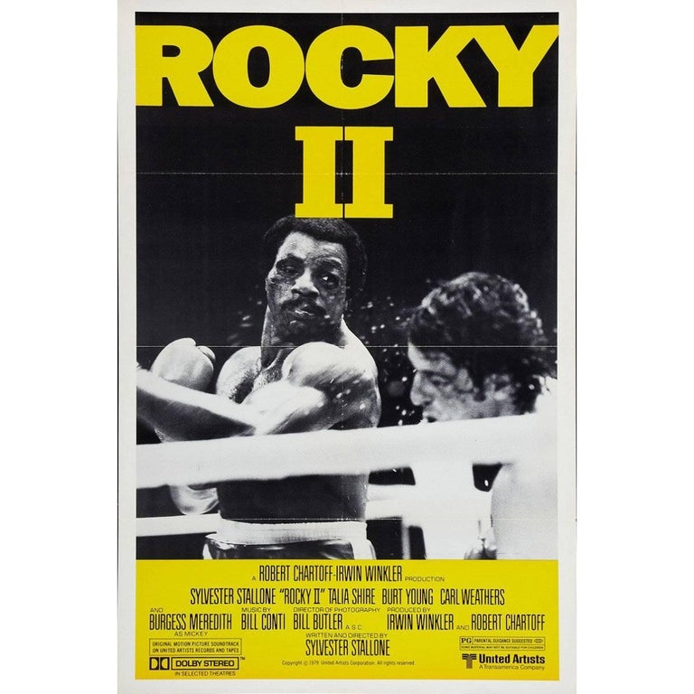 "Rocky II", Poster, 1979 For Sale at 1stDibs