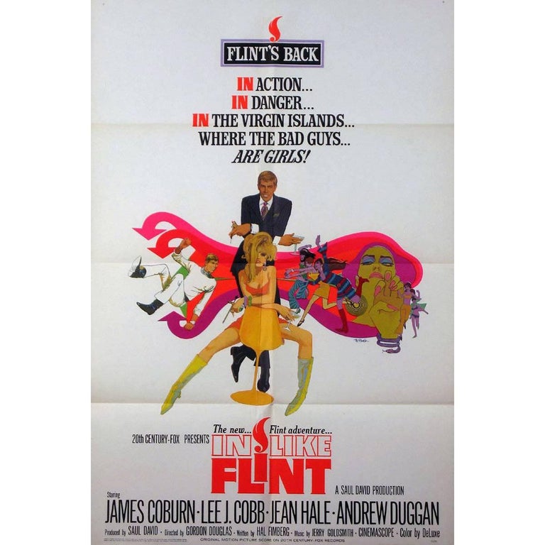 "In like Flint", Poster, 1967 For Sale at 1stDibs