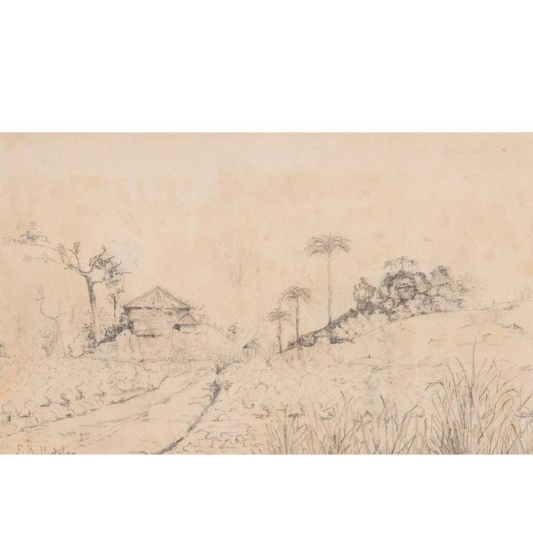 Philippine Landscape Drawing by Félix Resurrección Hidalgo, 19th ...