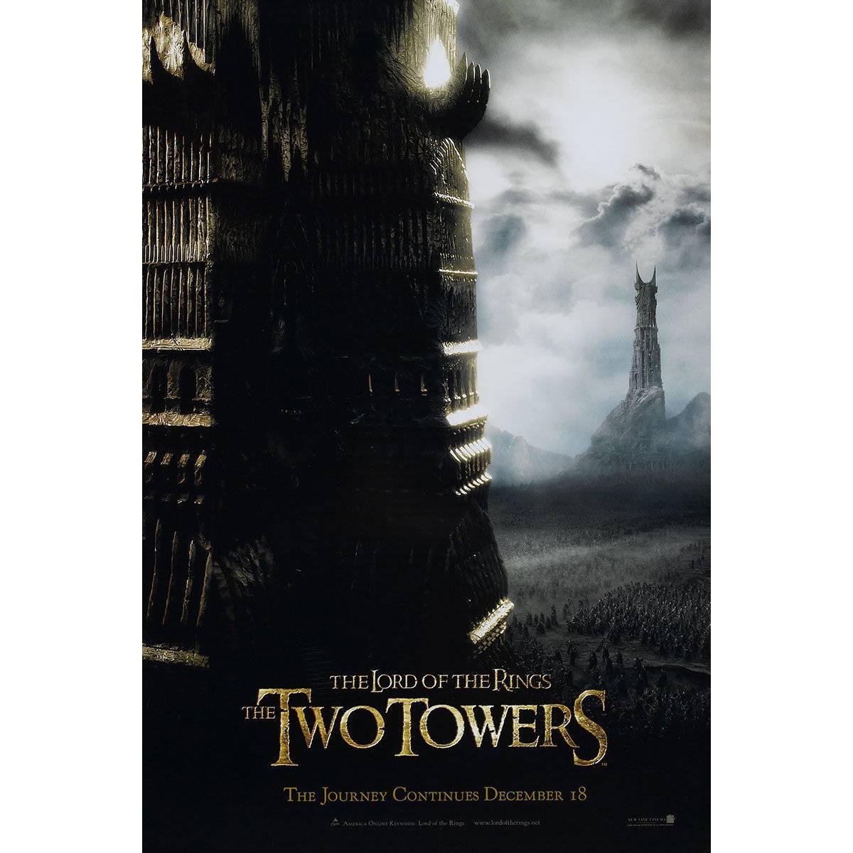"Lord Of The Rings: The Two Towers" Film Poster, 2002 For Sale at 1stDibs