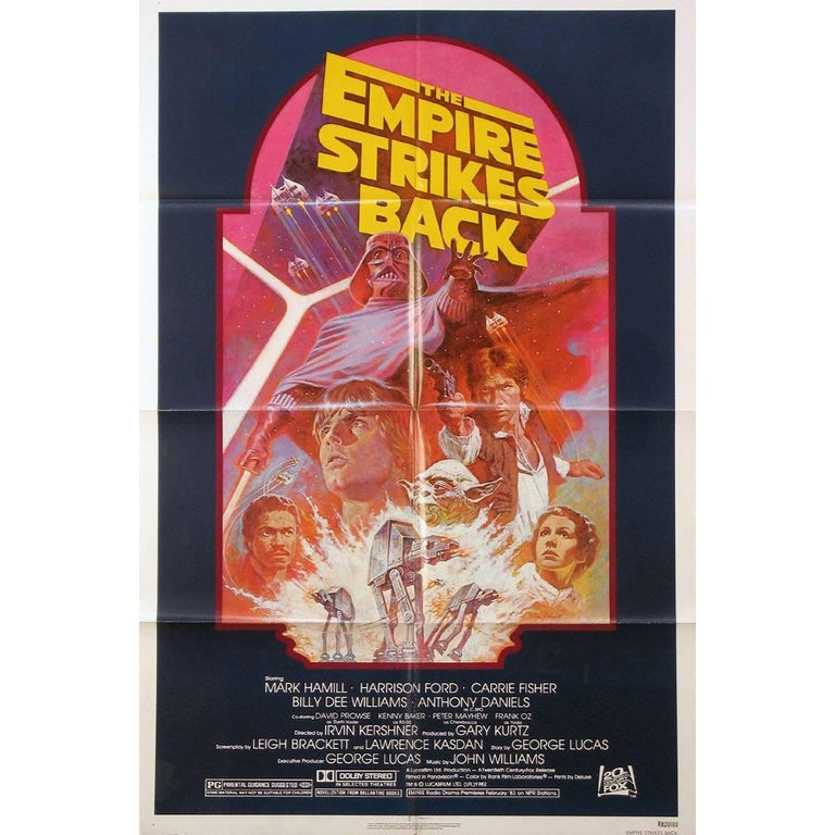 "The Empire Strikes Back" Film Poster, 1982 For Sale at 1stDibs