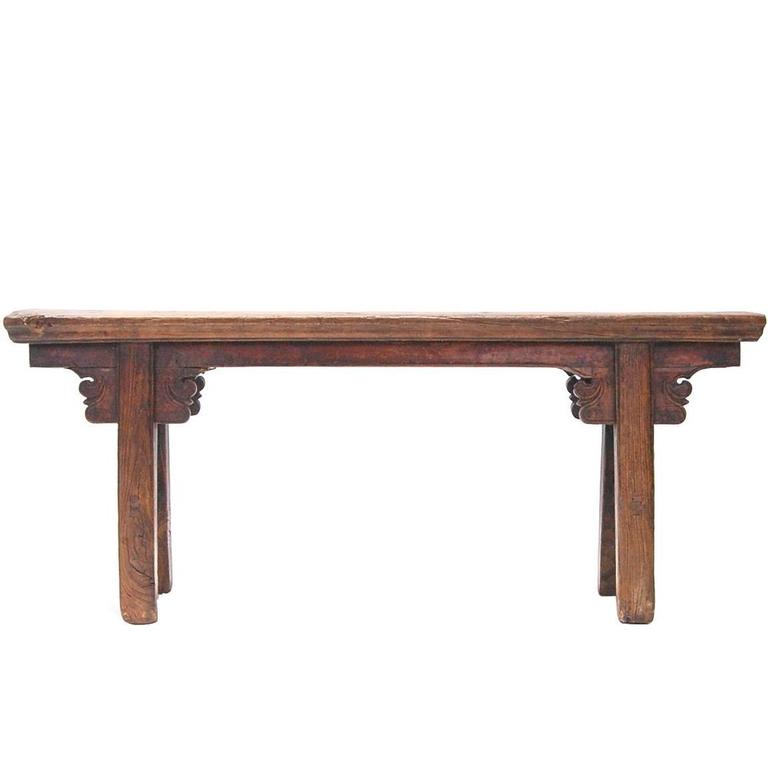 Classic Two Person Chinese Bench For Sale at 1stdibs