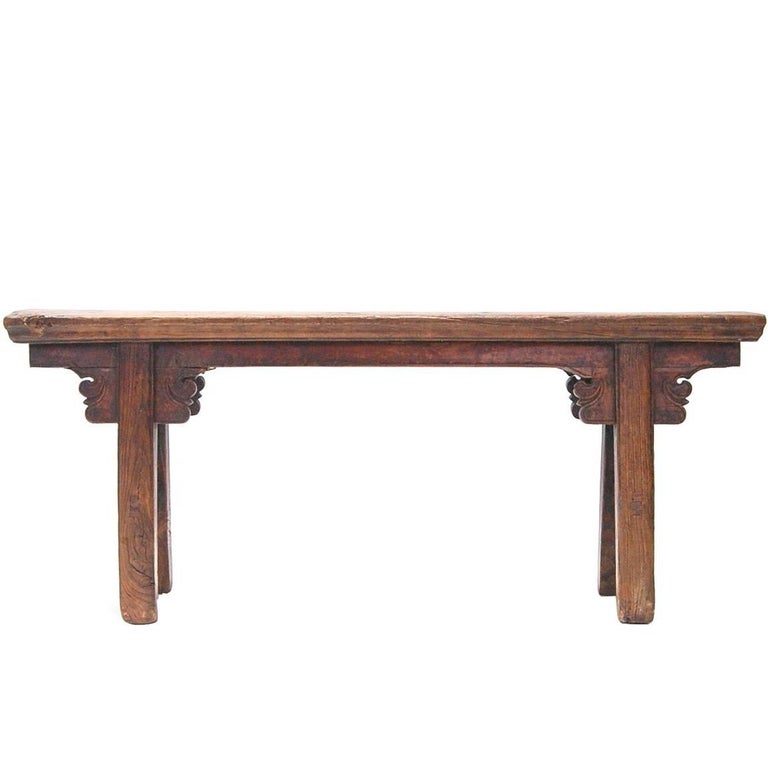 Classic Two Person Chinese Bench at 1stDibs