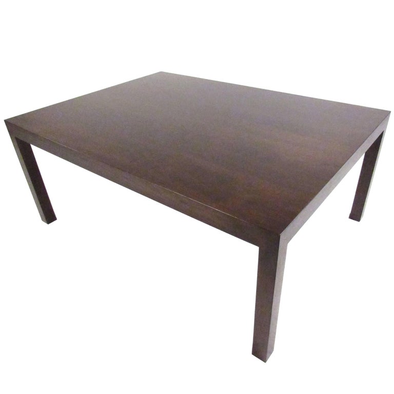 Mid-Century Parsons Style Table by Edward Wormley for Dunbar For Sale ...