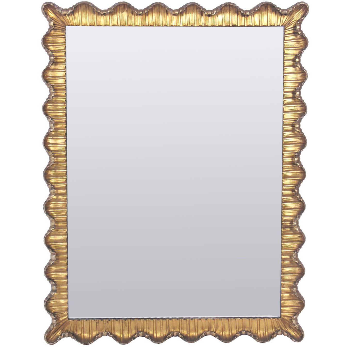 Venetian Scalloped Mirror at 1stDibs